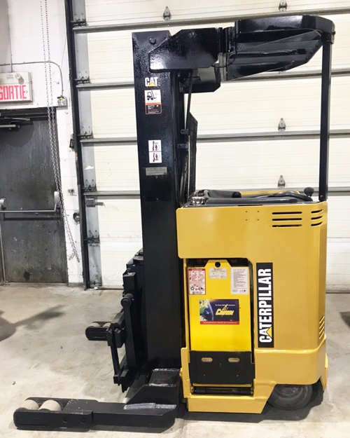 Electric Forklift Caterpillar NRR40 reach 4000 lbs - FORKLIFT PLUS