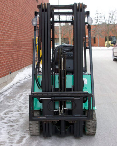 3 wheel Electric Forklift Mitsubishi FB18NT 3500 lbs Forklift Plus