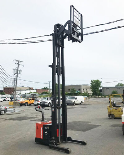 Electric Raymond RWR300 Straddle Stacker reach » Forklift Plus