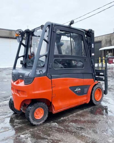 Outdoor Electric Forklift Linde E50 with cabin 10000 Lbs » Forklift Plus