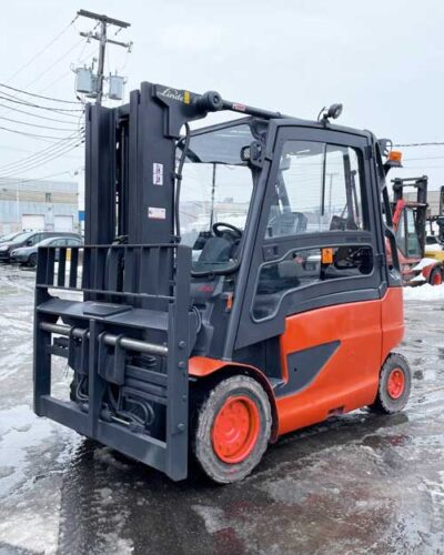 Outdoor Electric Forklift Linde E50 with cabin 10000 Lbs » Forklift Plus