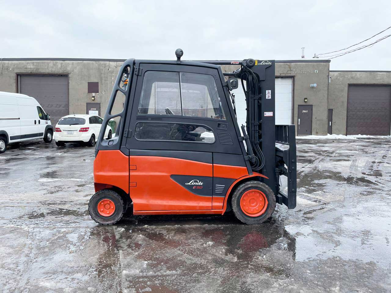 Chariot élévateur Electrique Linde E50 avec cabine 10000 Lbs » Forklift ...