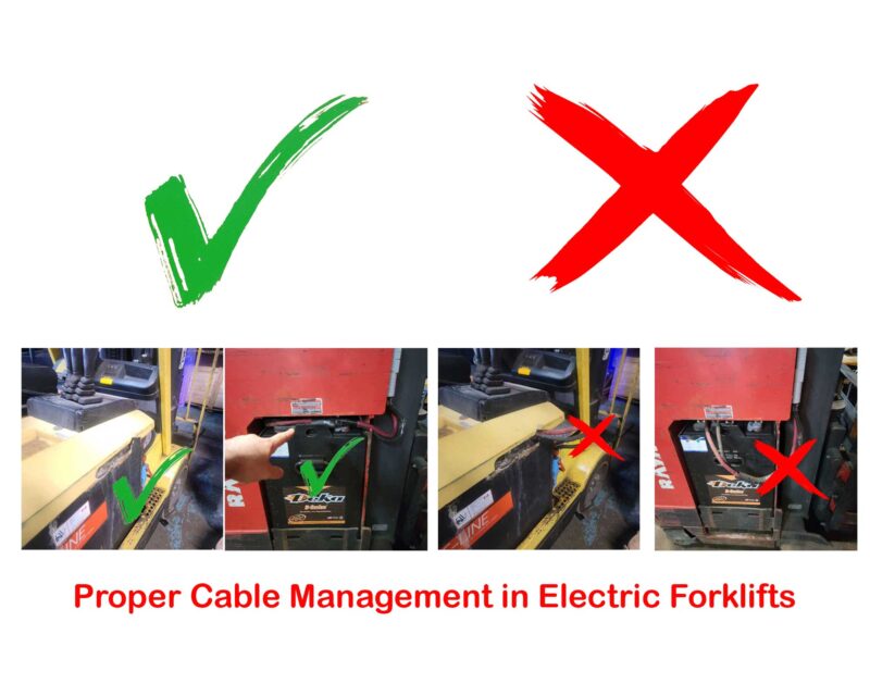 Proper Cable Management in Electric Forklifts » Forklift Plus