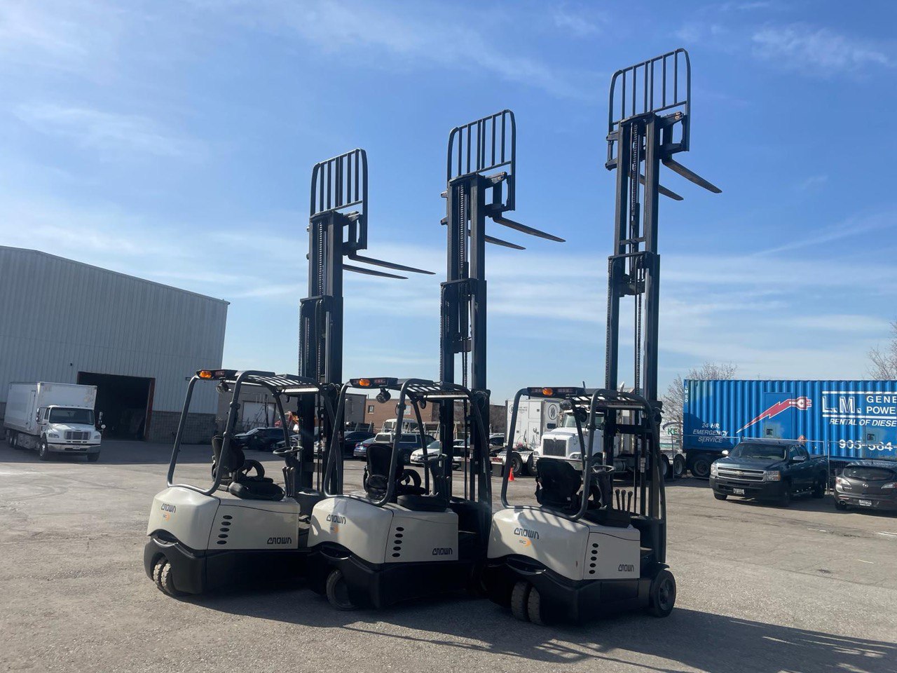 Chariot élévateur Crown SC5245-40 3 roues 4000 lbs » Forklift Plus